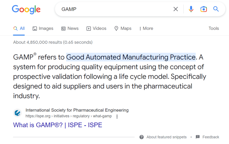 GAMP’s Biggest Problem is the Name – Investigations of a Dog